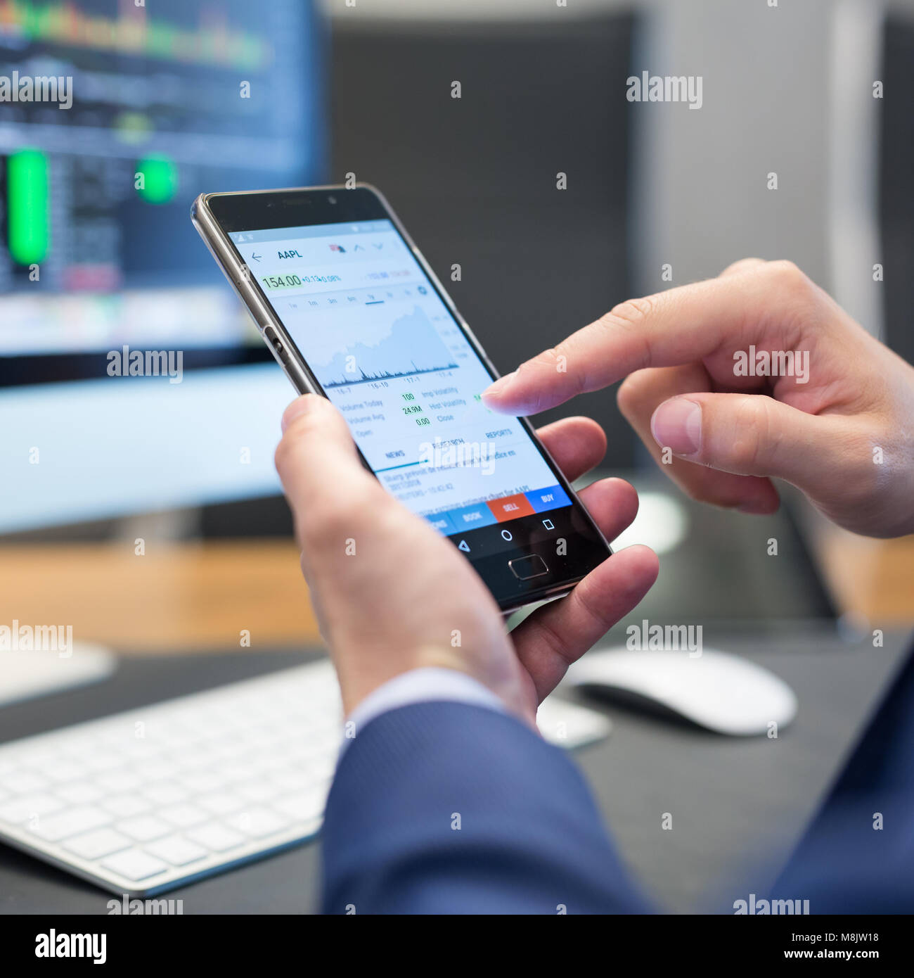 Mobile chart hi-res stock photography and images - Alamy