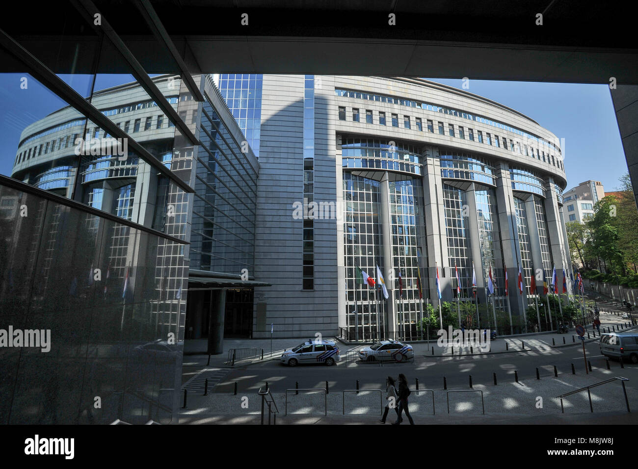 Paul-Henri Spaak building of the European Parliament seat in Espace ...