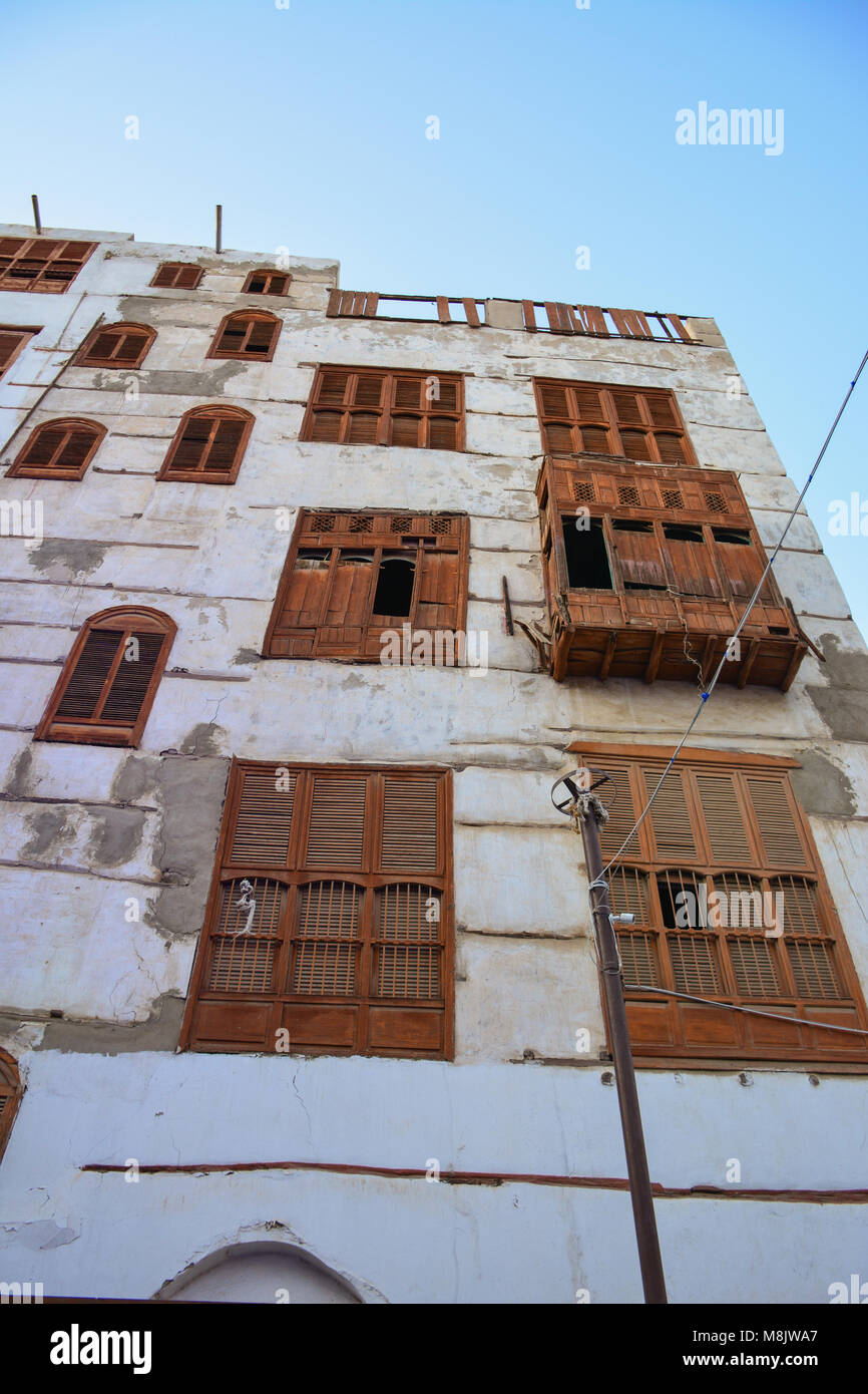 Old building in historical village Jeddah, Saudi arabia Stock Photo - Alamy