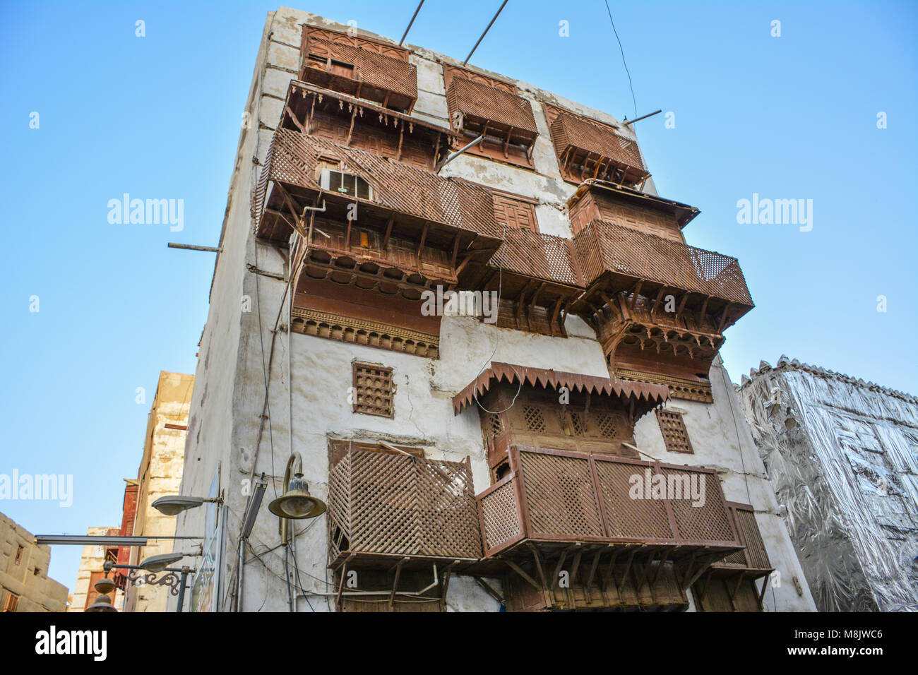 Old building in historical village Jeddah, Saudi arabia Stock Photo - Alamy