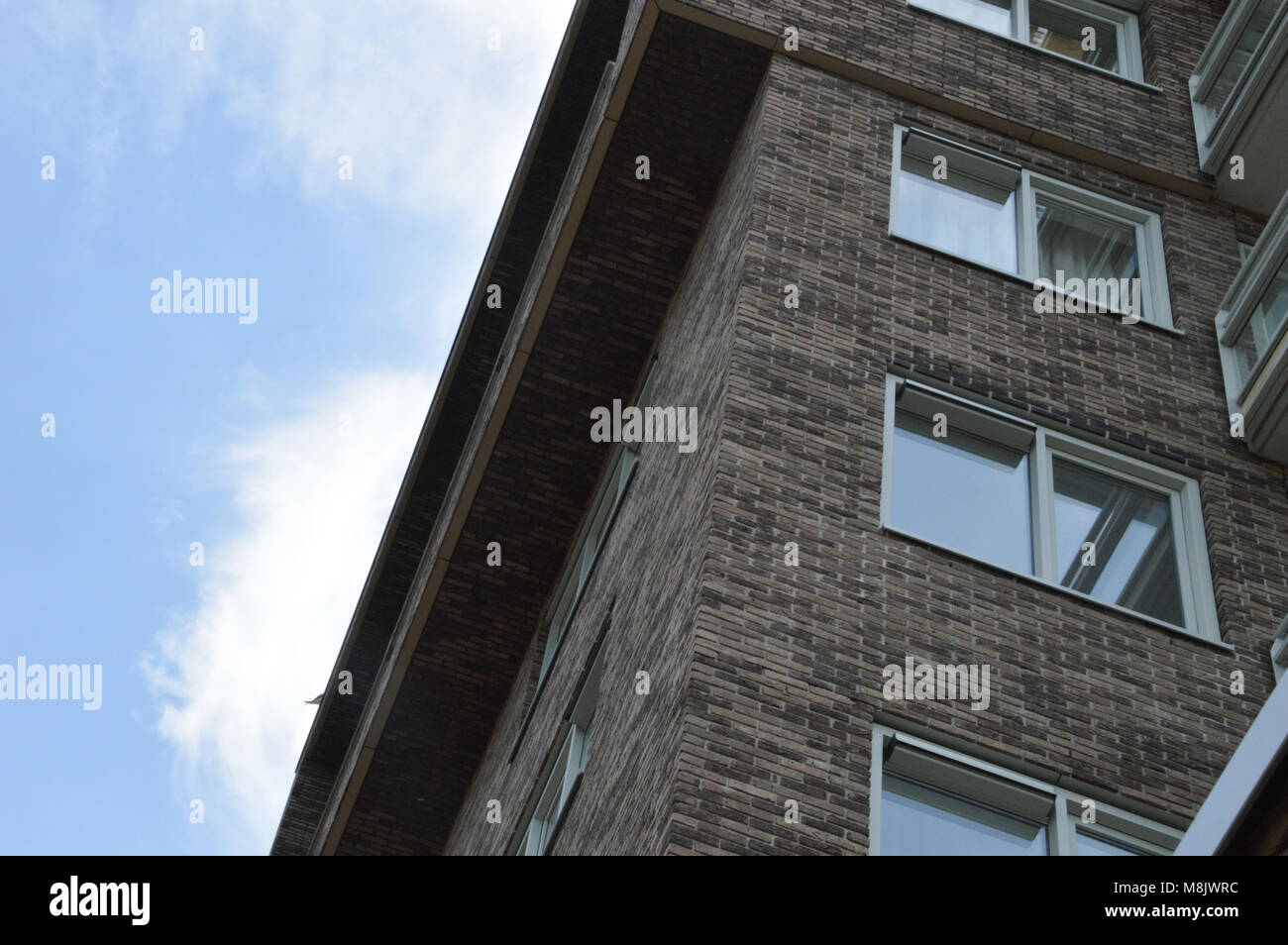 Windows In A Flatbuilding Stock Photo - Alamy