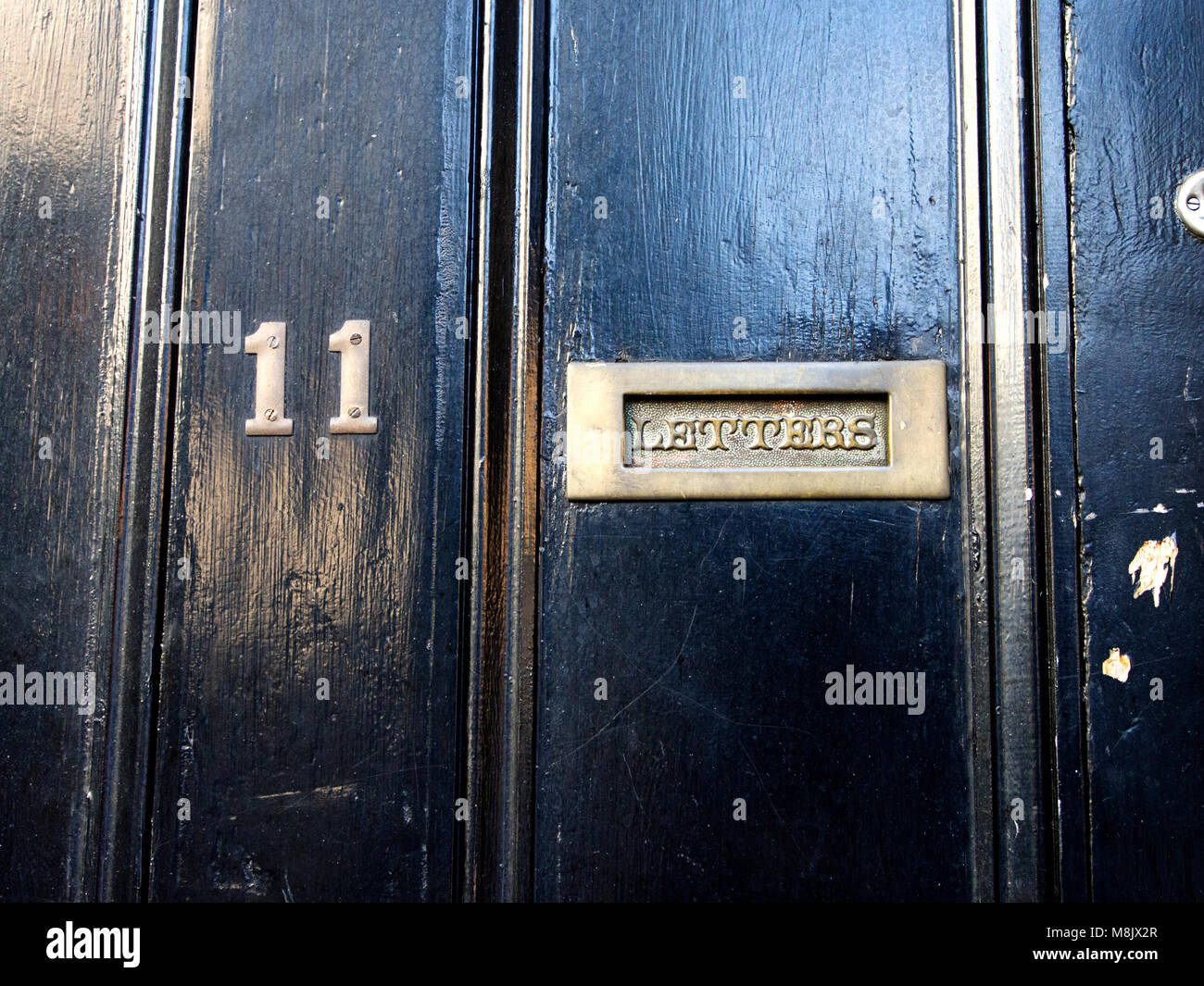 English door. No 11 Stock Photo - Alamy