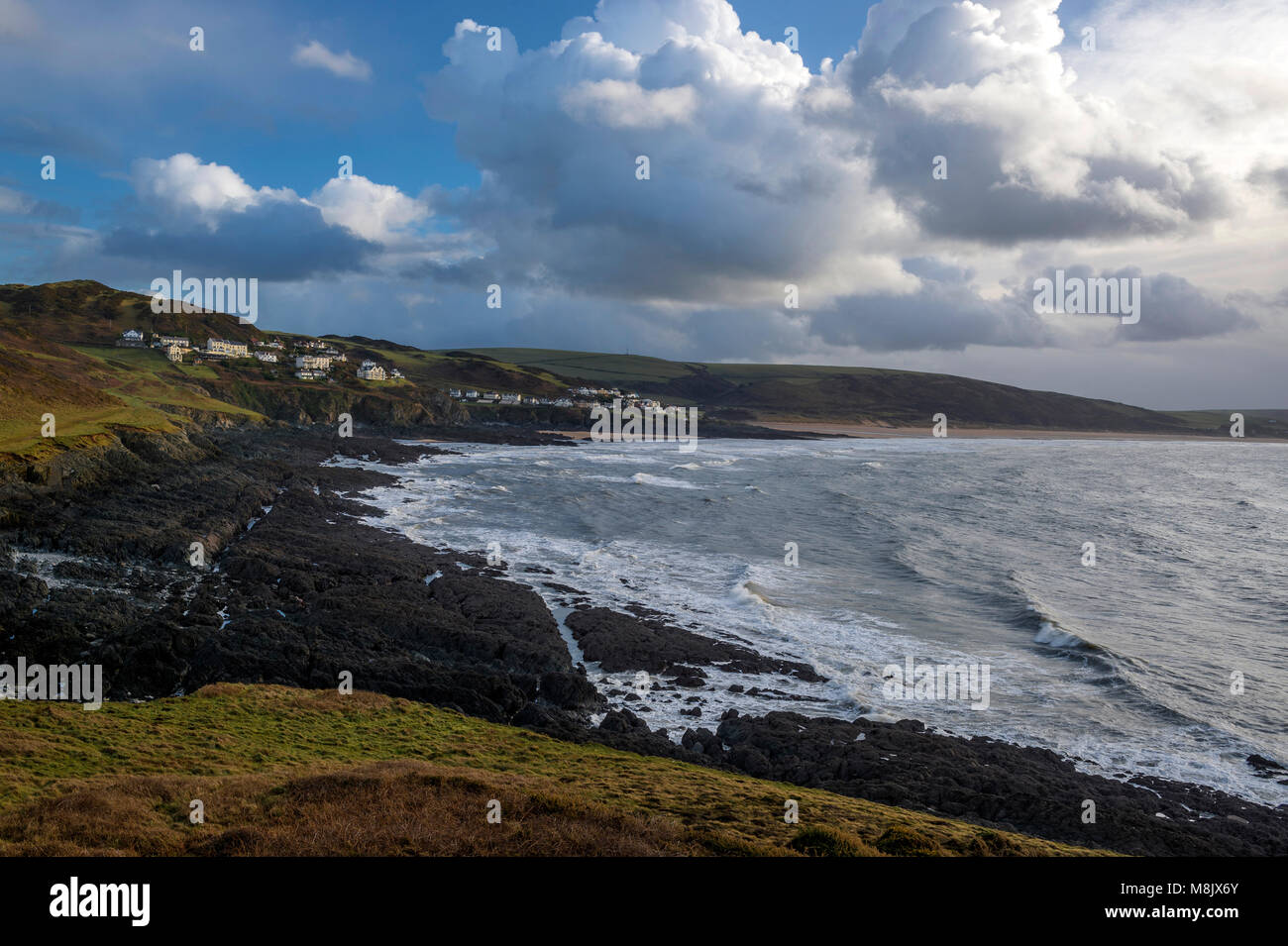 Great British Landscapes - North Devon Coastline (Woolacombe Bay Stock ...