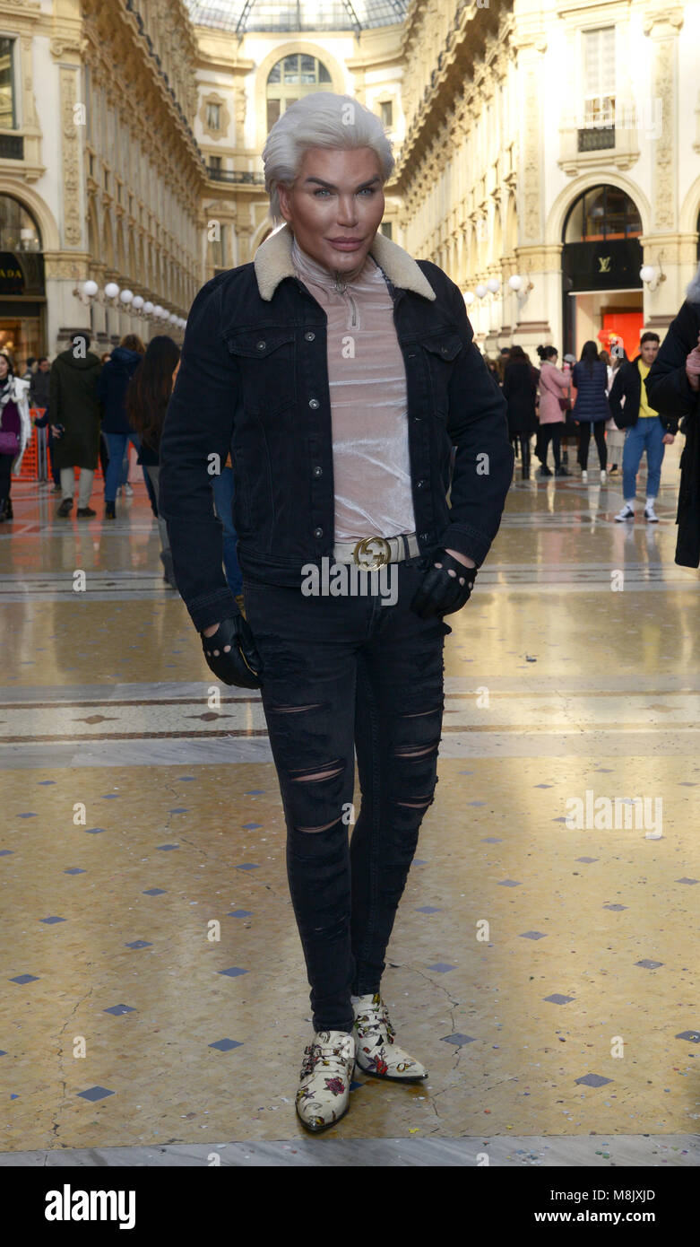 'Human Ken Doll' Rodrigo Alves out and about in Milan Featuring ...