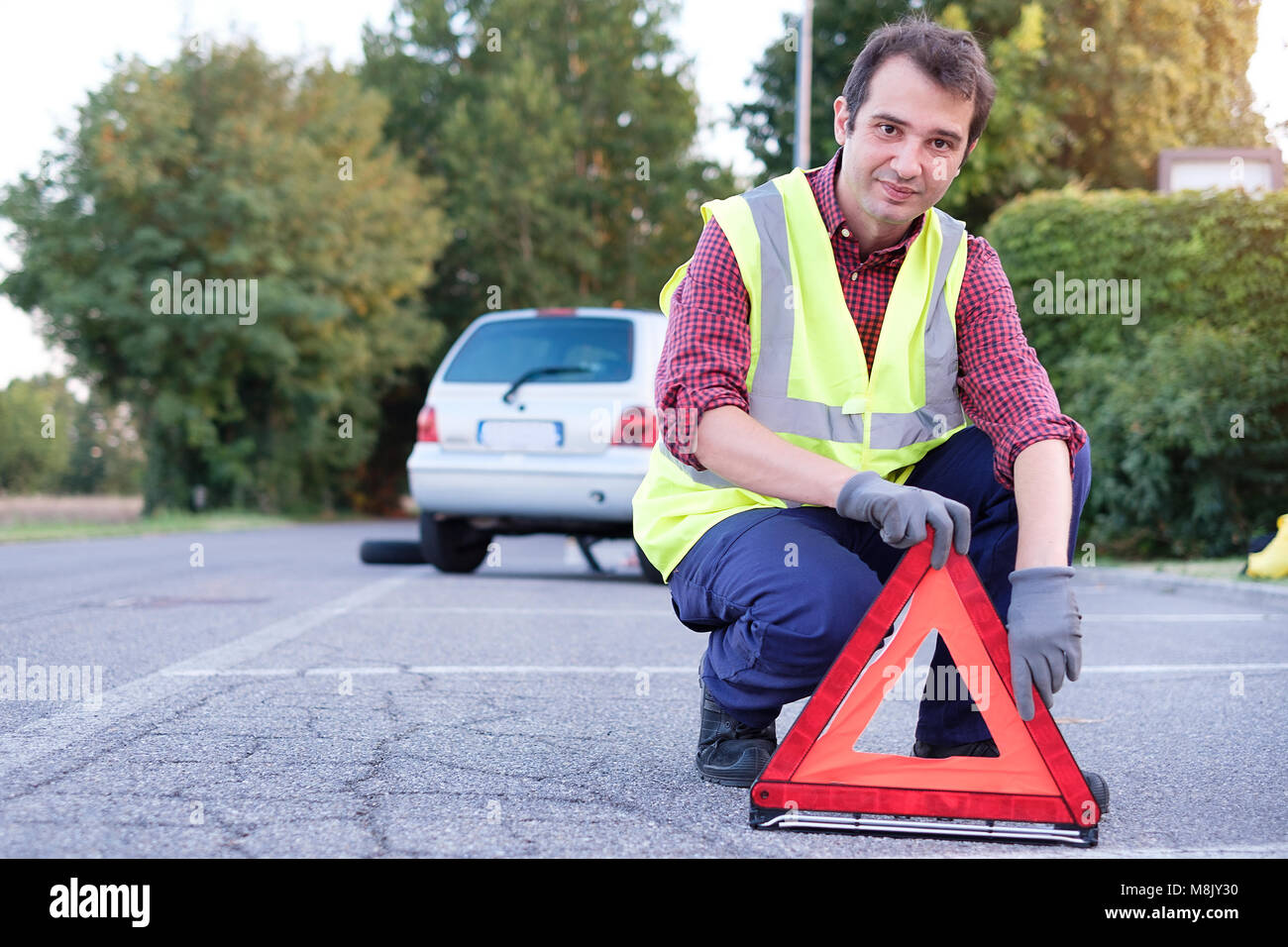 Danger triangle hi-res stock photography and images - Alamy
