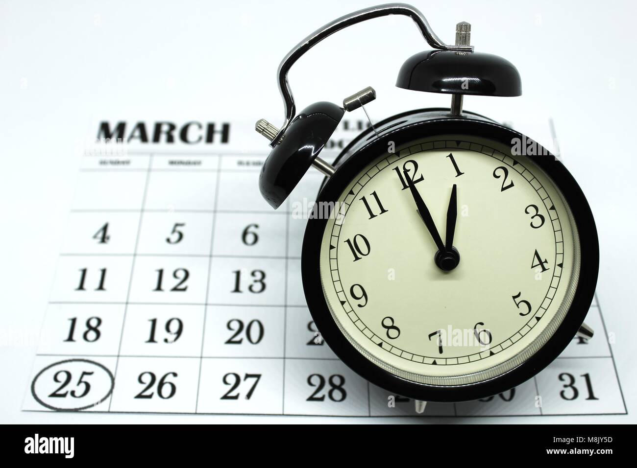 Daylight Savings Spring Forward sunday at 1:00 a.m. March 25 date ...