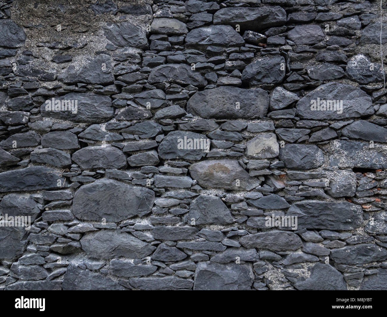 Wall stones different sizes hi-res stock photography and images - Alamy