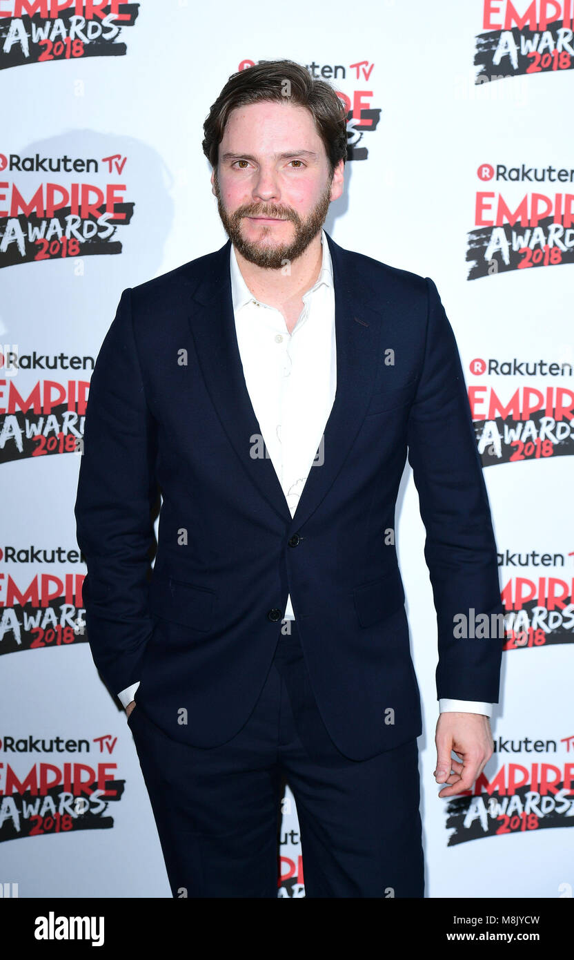 Daniel Bruhl at the Rakuten TV Empire Film Awards at the Roundhouse in ...