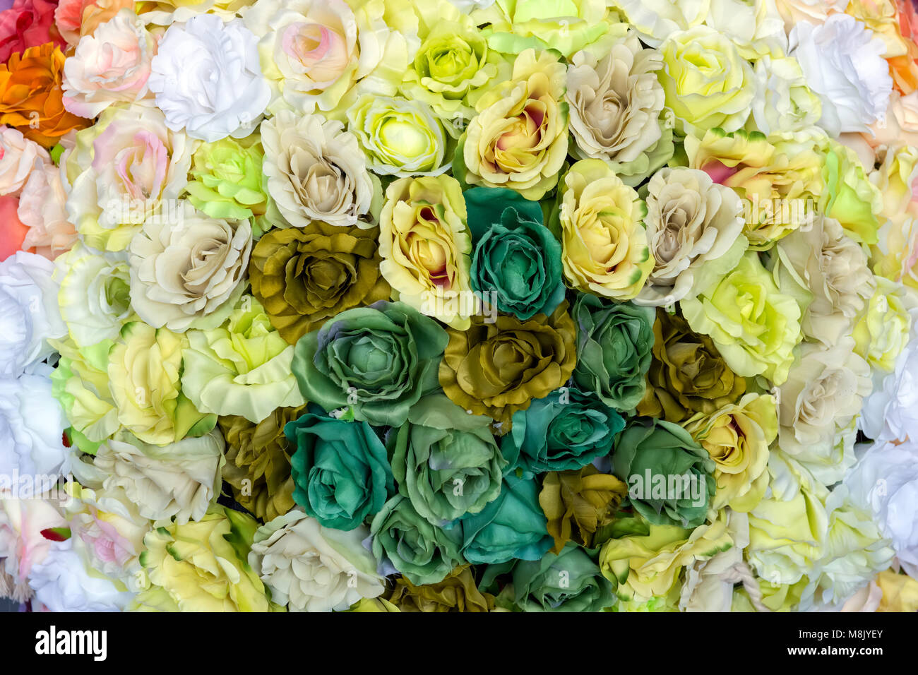 Colorful design pattern of flower texture and background Stock Photo ...