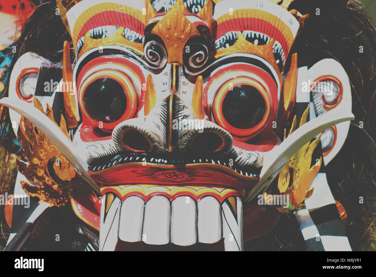 Colorful asian mask Stock Photo - Alamy