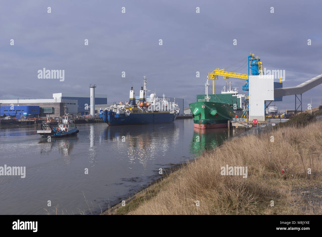 Port of Blyth Stock Photo - Alamy