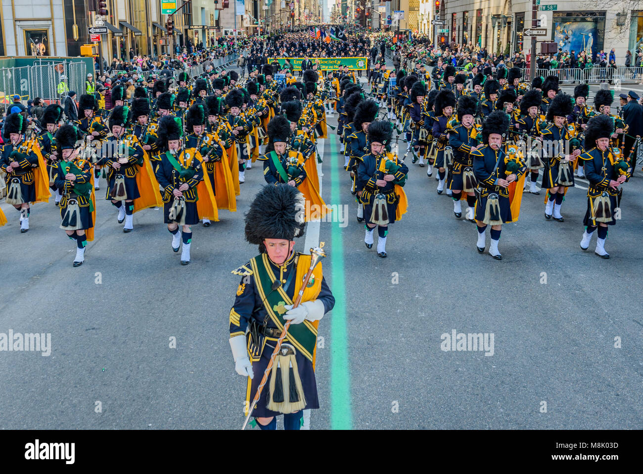 The NYC Saint Patrick's Day Parade was held on March 17, 2018. Along ...