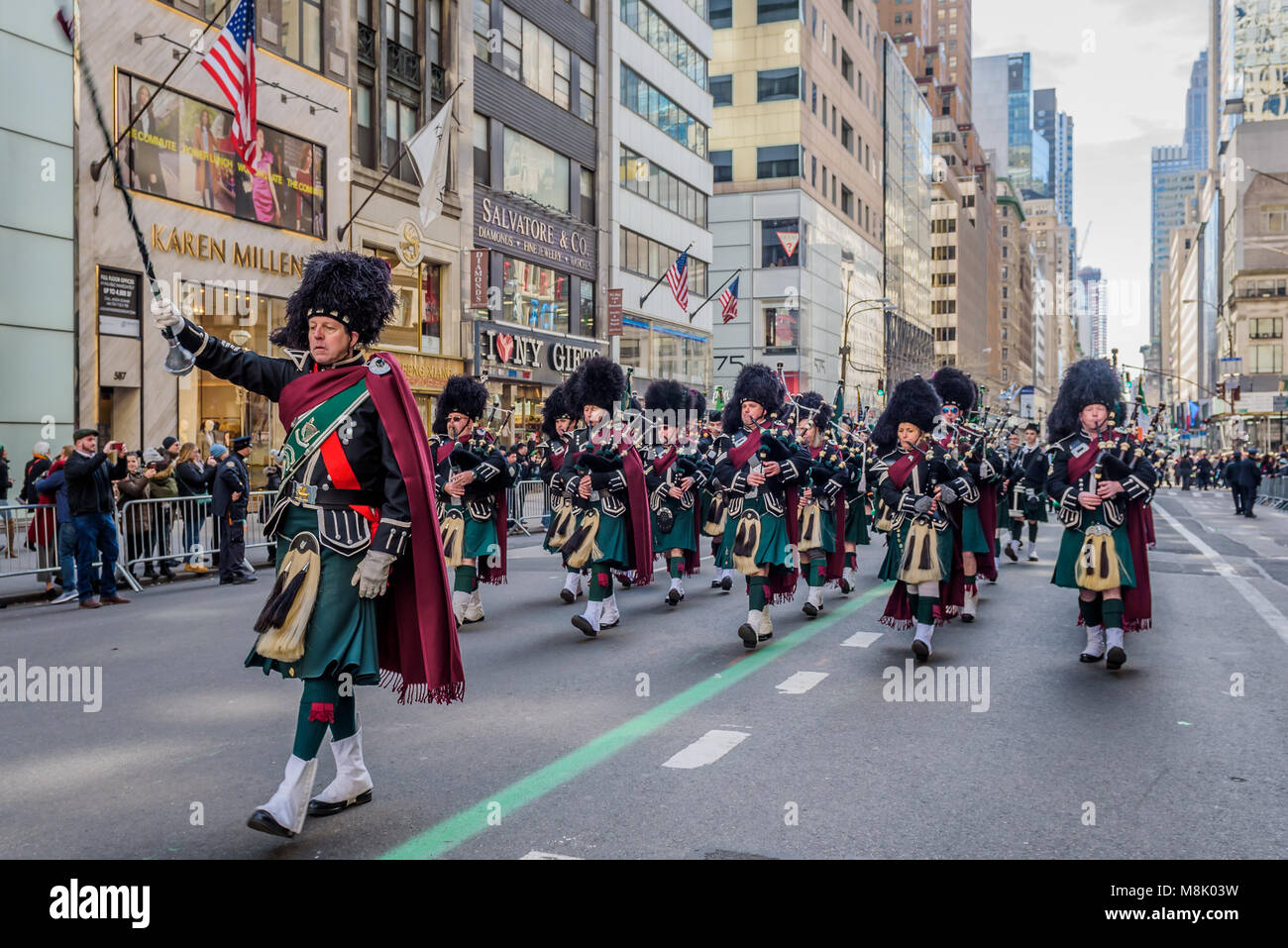 The NYC Saint Patrick's Day Parade was held on March 17, 2018. Along ...