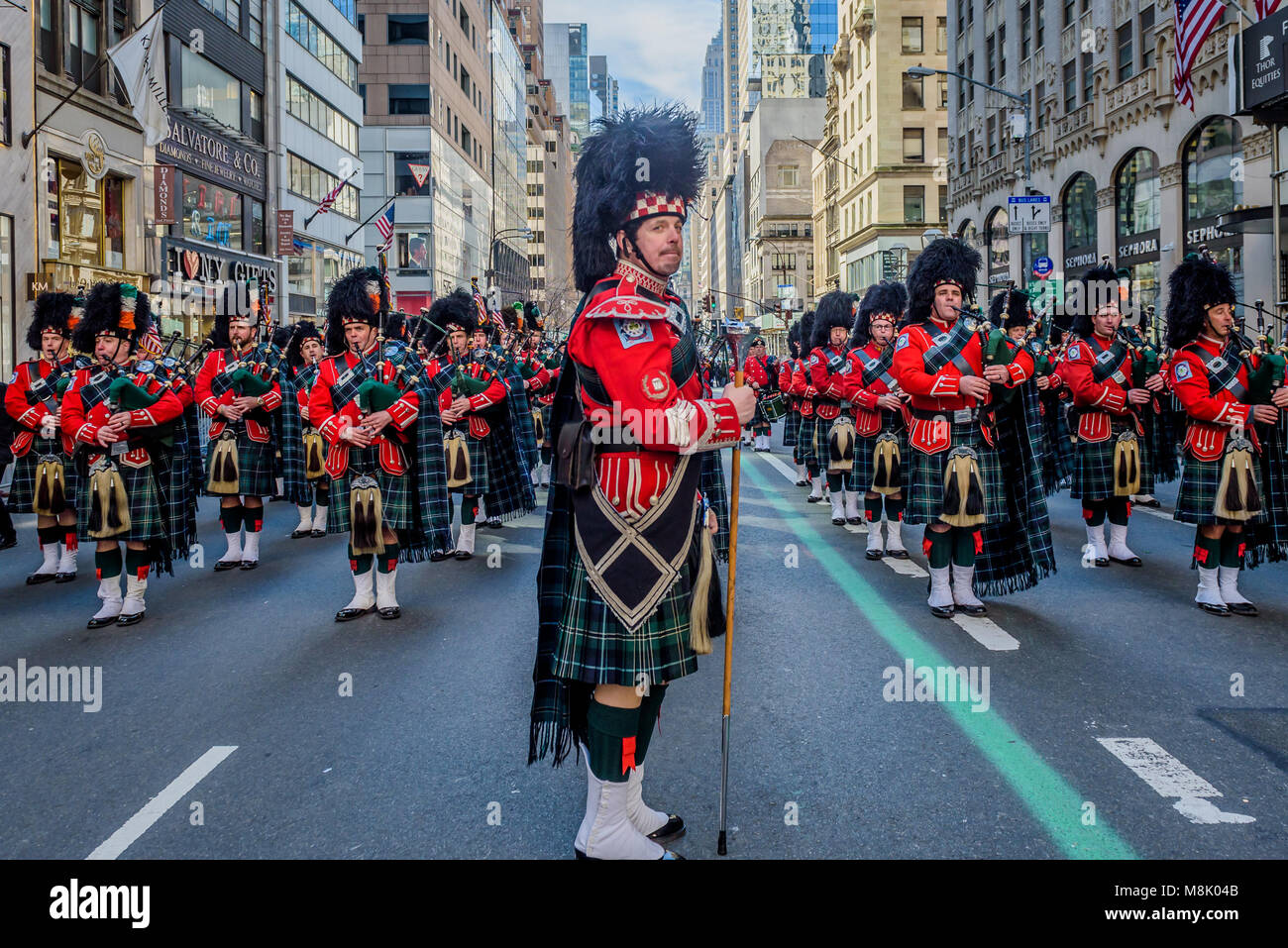 The NYC Saint Patrick's Day Parade was held on March 17, 2018. Along ...