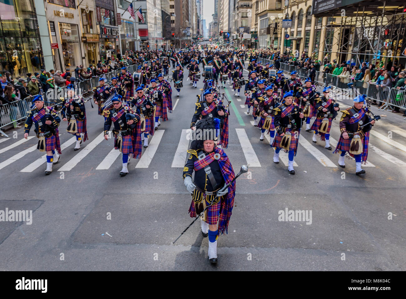 The NYC Saint Patrick's Day Parade was held on March 17, 2018. Along ...
