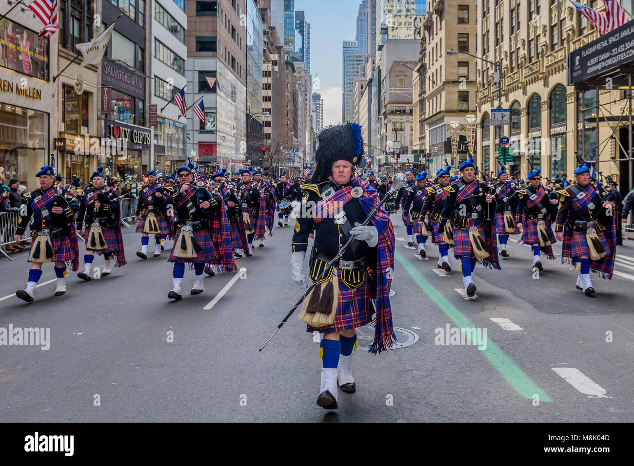 The NYC Saint Patrick's Day Parade was held on March 17, 2018. Along ...