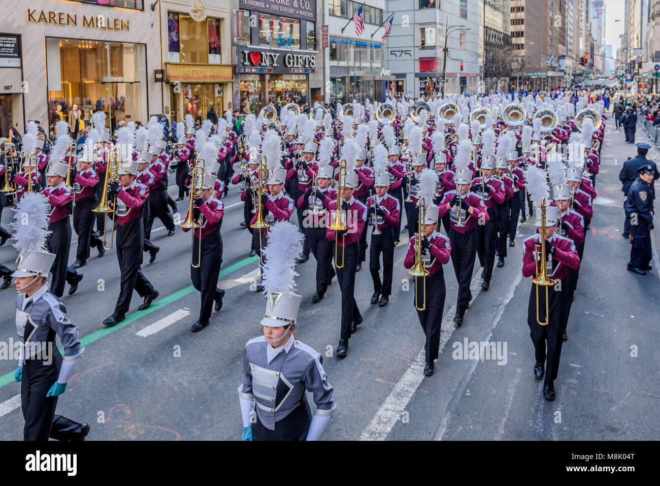 The NYC Saint Patrick's Day Parade was held on March 17, 2018. Along ...
