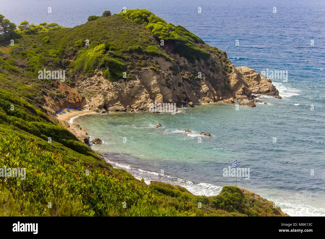 Mandraki beach hi-res stock photography and images - Alamy