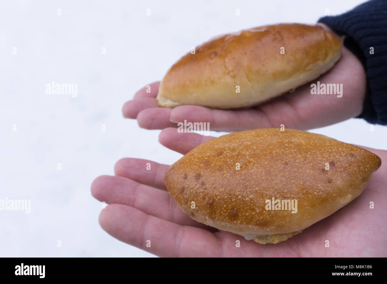 Deep Fried Elephant Ears with Cinnamon and Sugar Stock Photo - Alamy