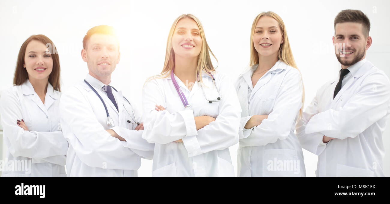 group portrait of a professional medical team Stock Photo - Alamy