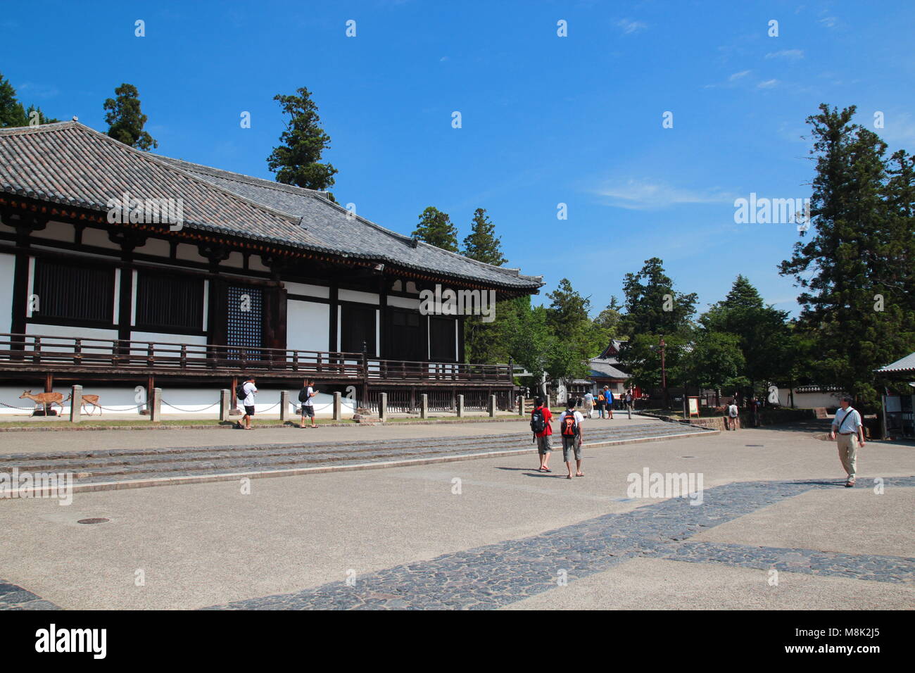 Nigatsudo Temple, Nara, Japan. Nigatsudo is located to the east of the ...