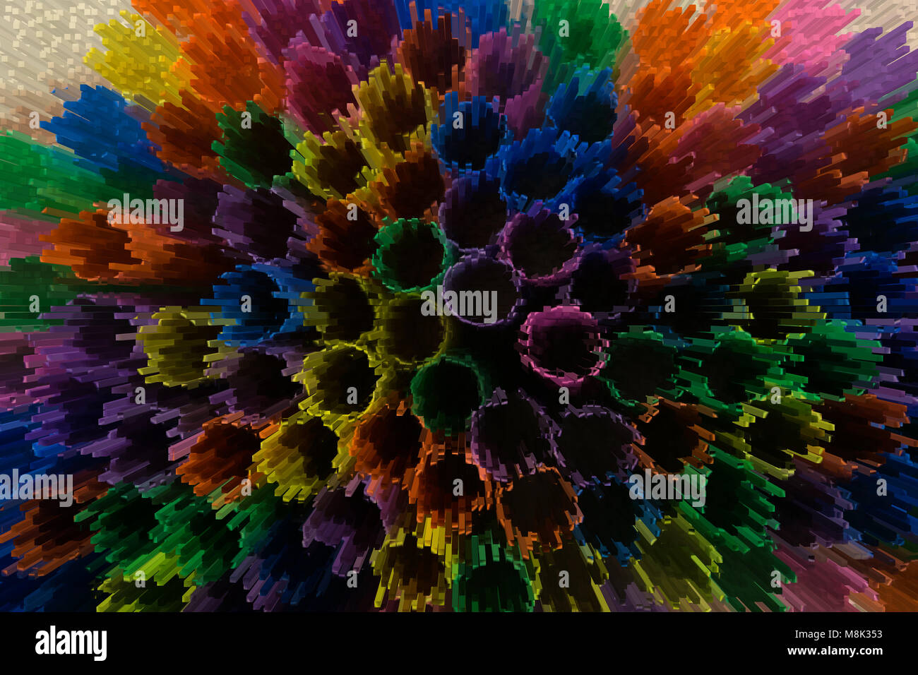 Fibre Optic Cable Construction Closeup Stock Photo - Alamy