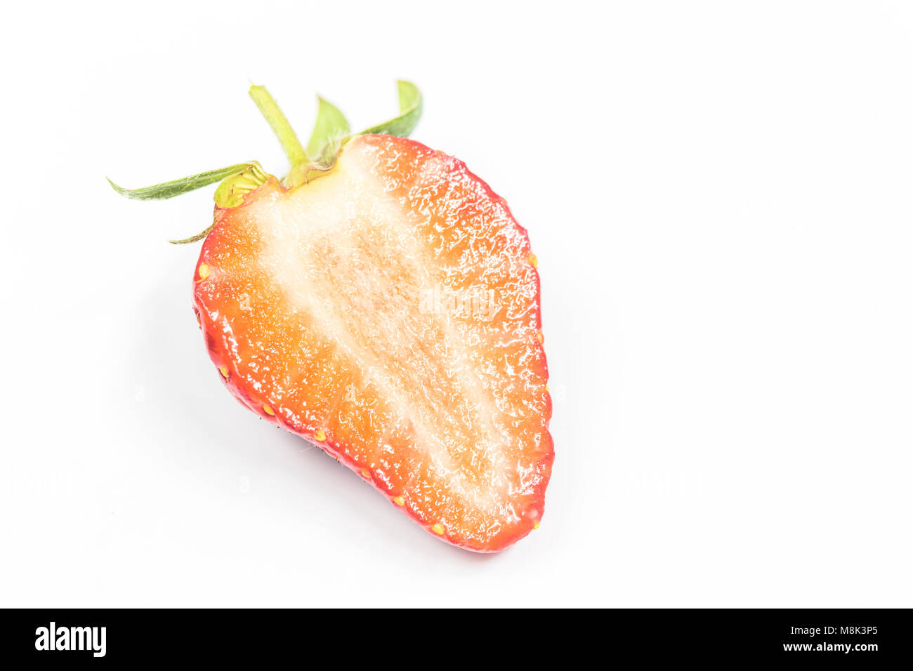Strawberry in half hi-res stock photography and images - Alamy