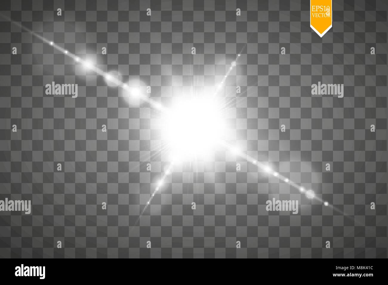 Spotlight sun Stock Vector Images - Alamy