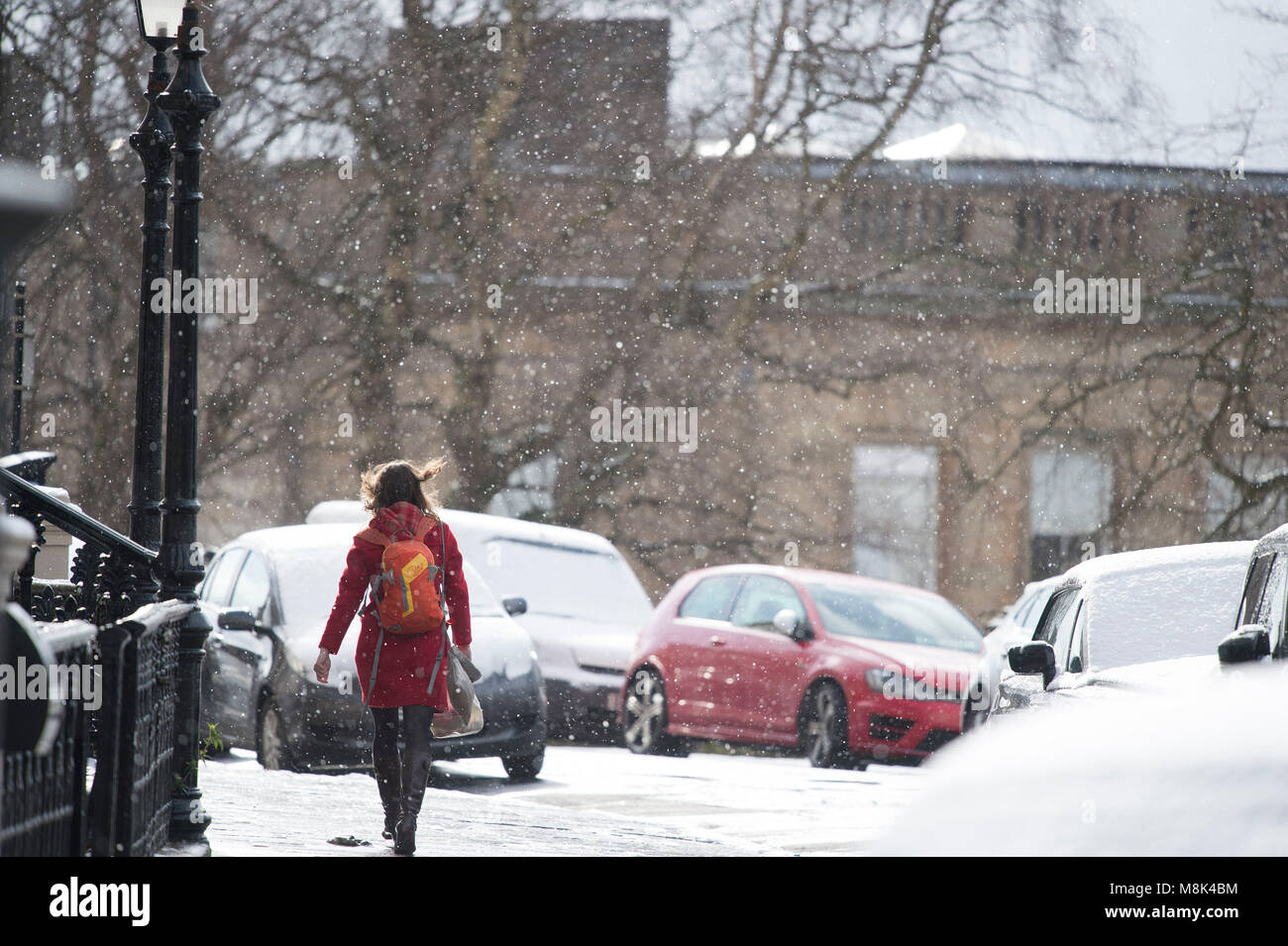 Wintery scenes in Glasgow, as the wintry snap dubbed the "mini beast ...