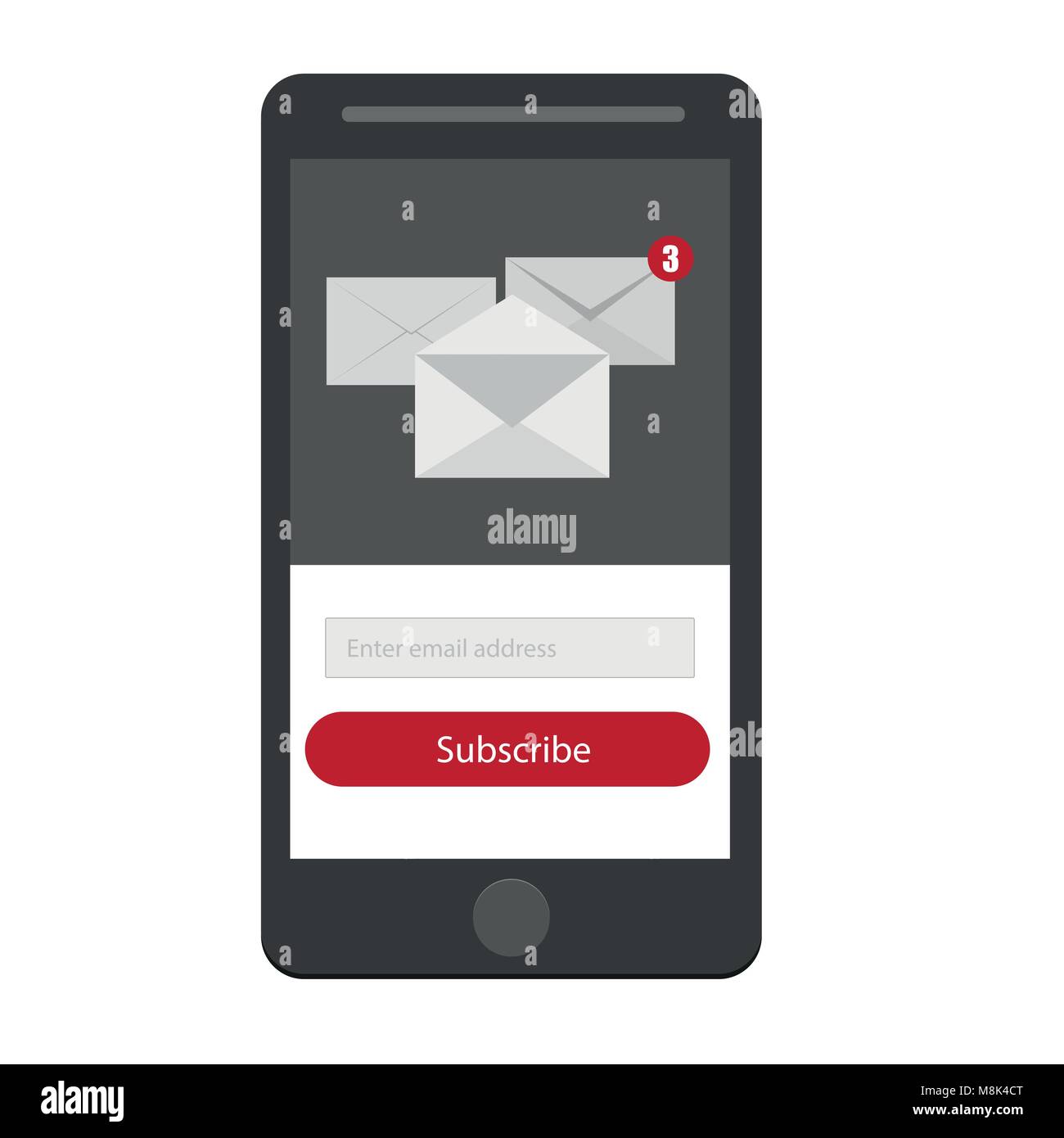 Newsletter subscribe form hi-res stock photography and images - Alamy