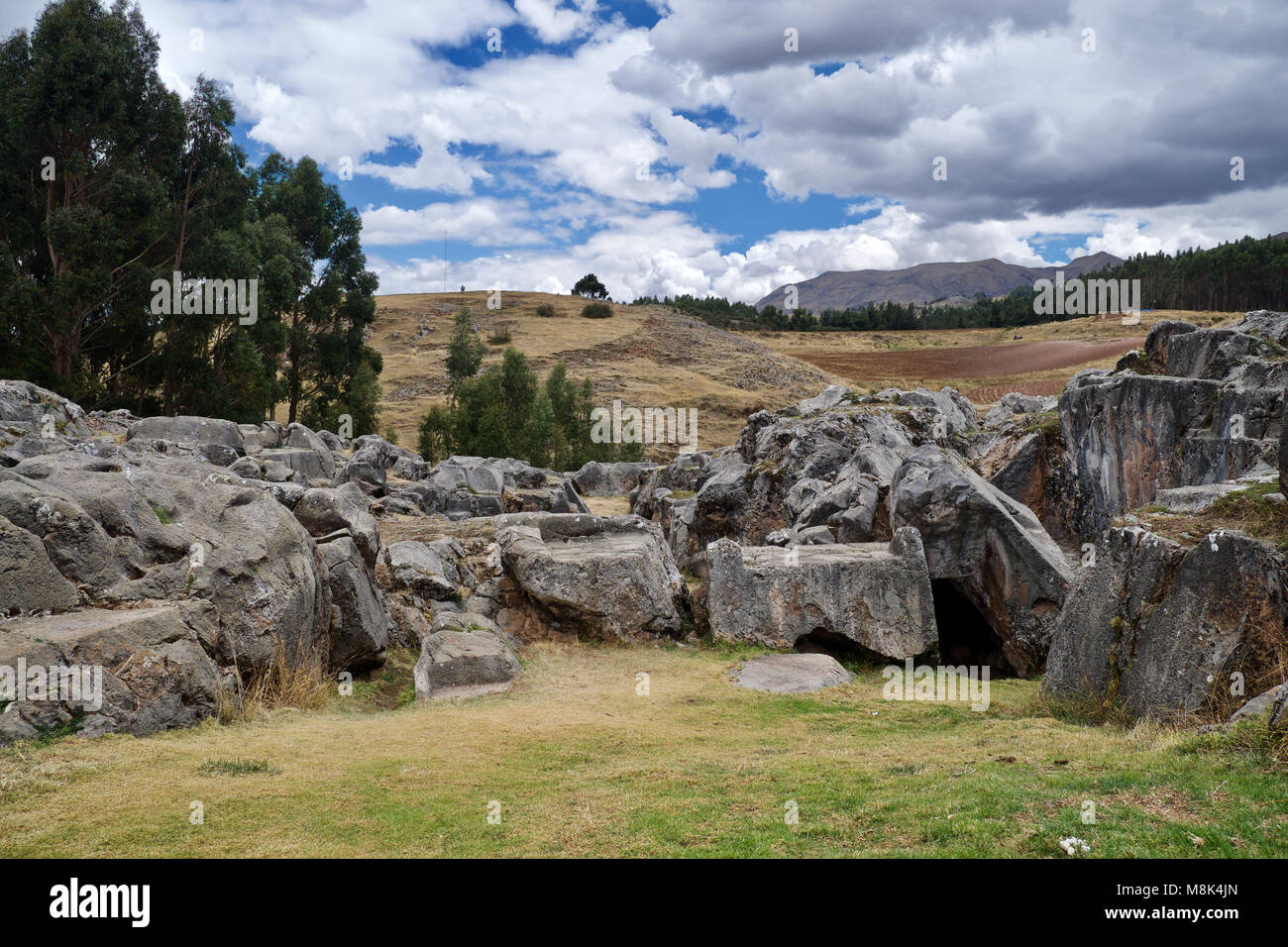 Temple of Moon above Cusco, Peru Stock Photo - Alamy