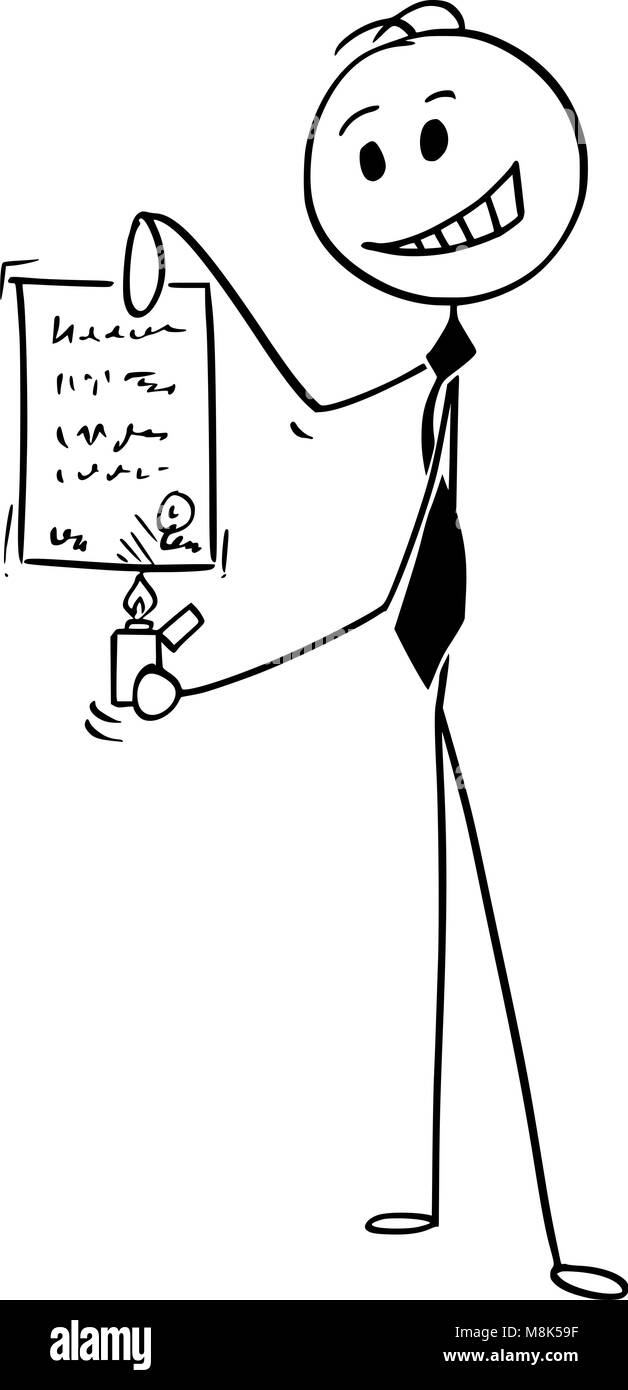 Businessman man deal contract Stock Vector Images - Alamy