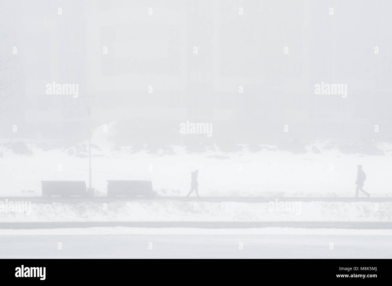 Two people walking towards each other hi-res stock photography and ...