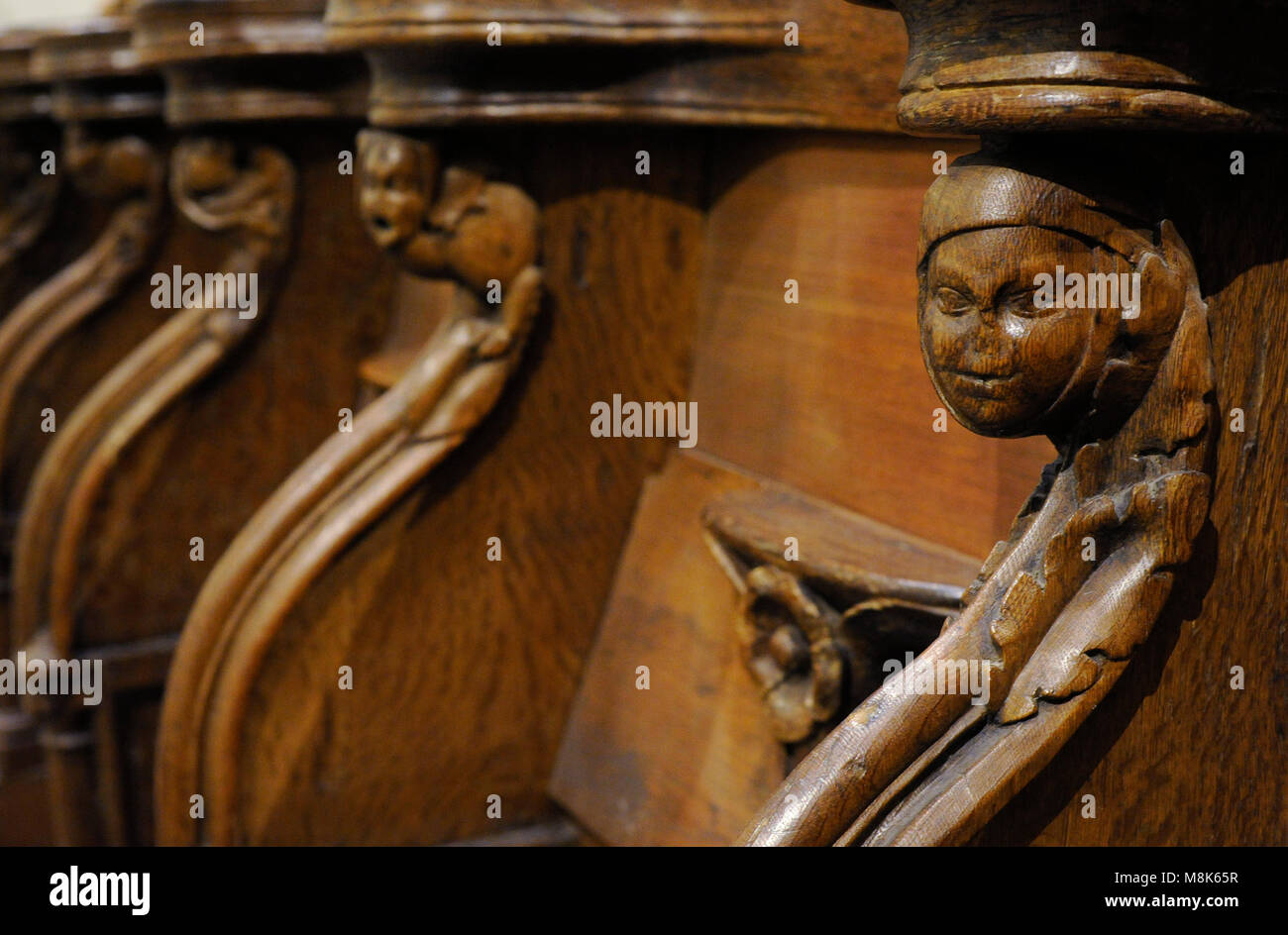 Choir Stalls of the former Collegiate Church of St. George from ...
