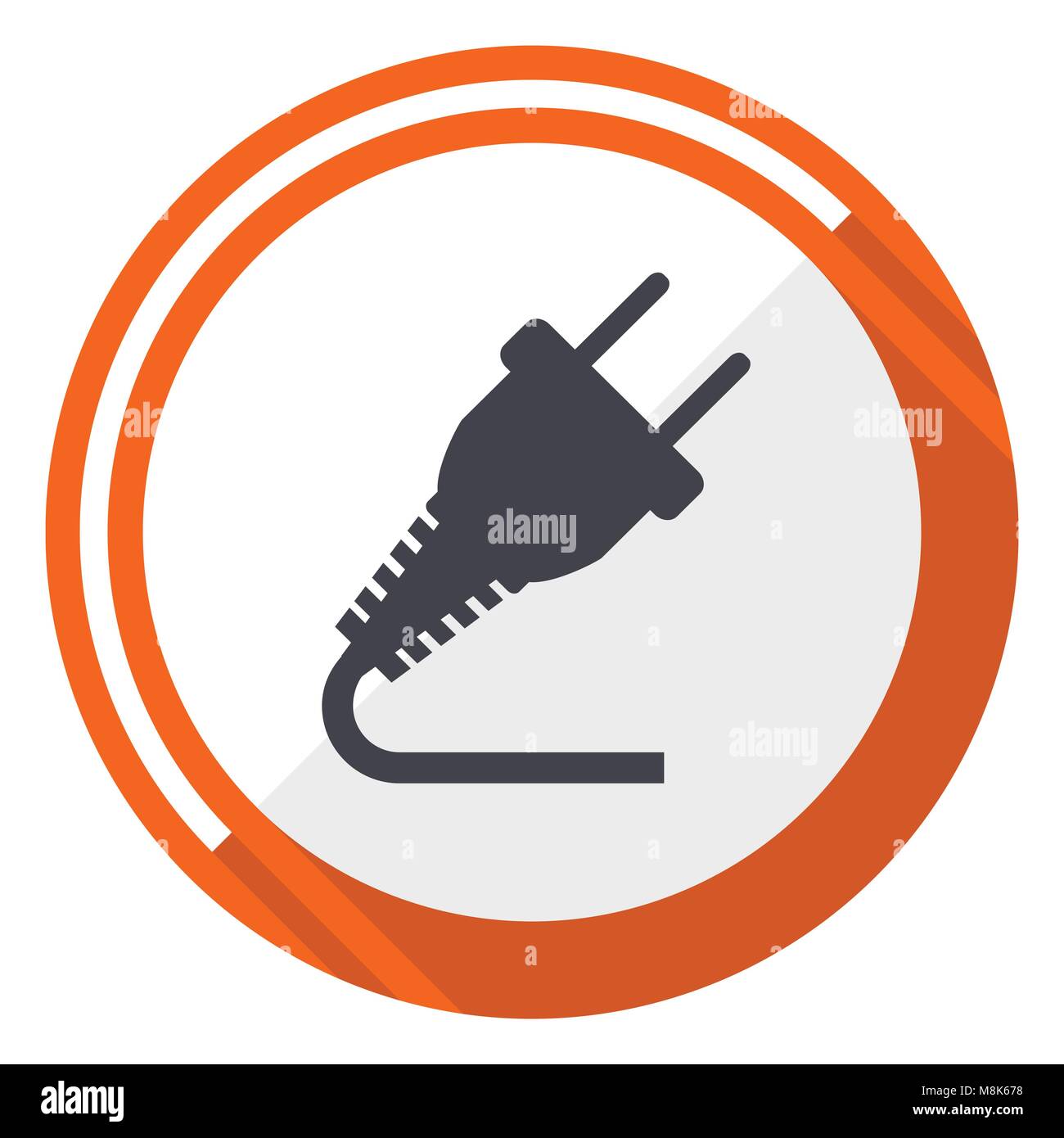 Orange voltage cable electric car hi-res stock photography and images ...