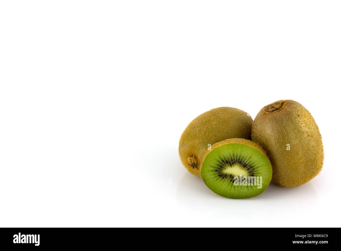 kiwi fruit isolate on white background Stock Photo - Alamy
