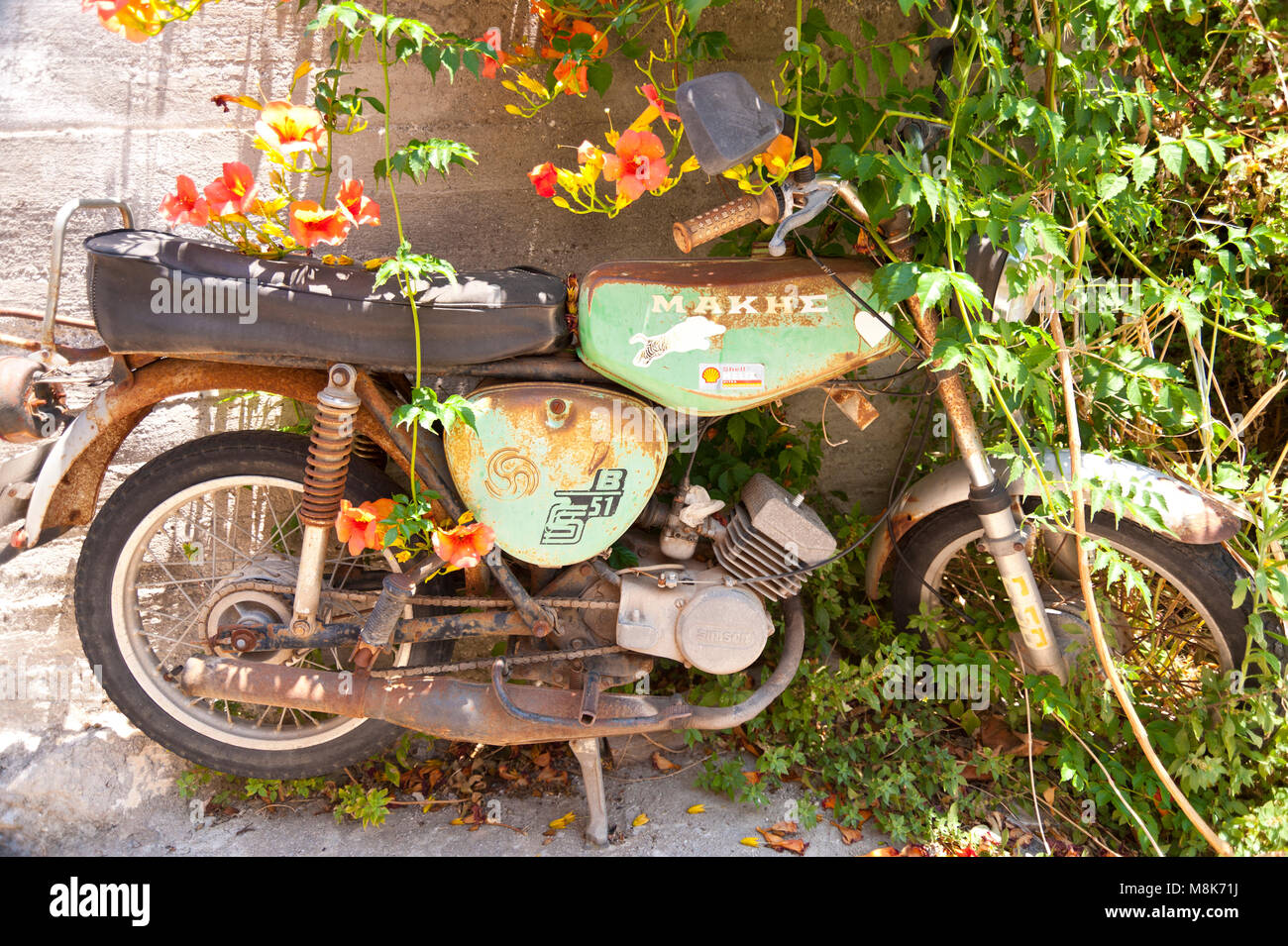 Moped scrap hi-res stock photography and images - Alamy