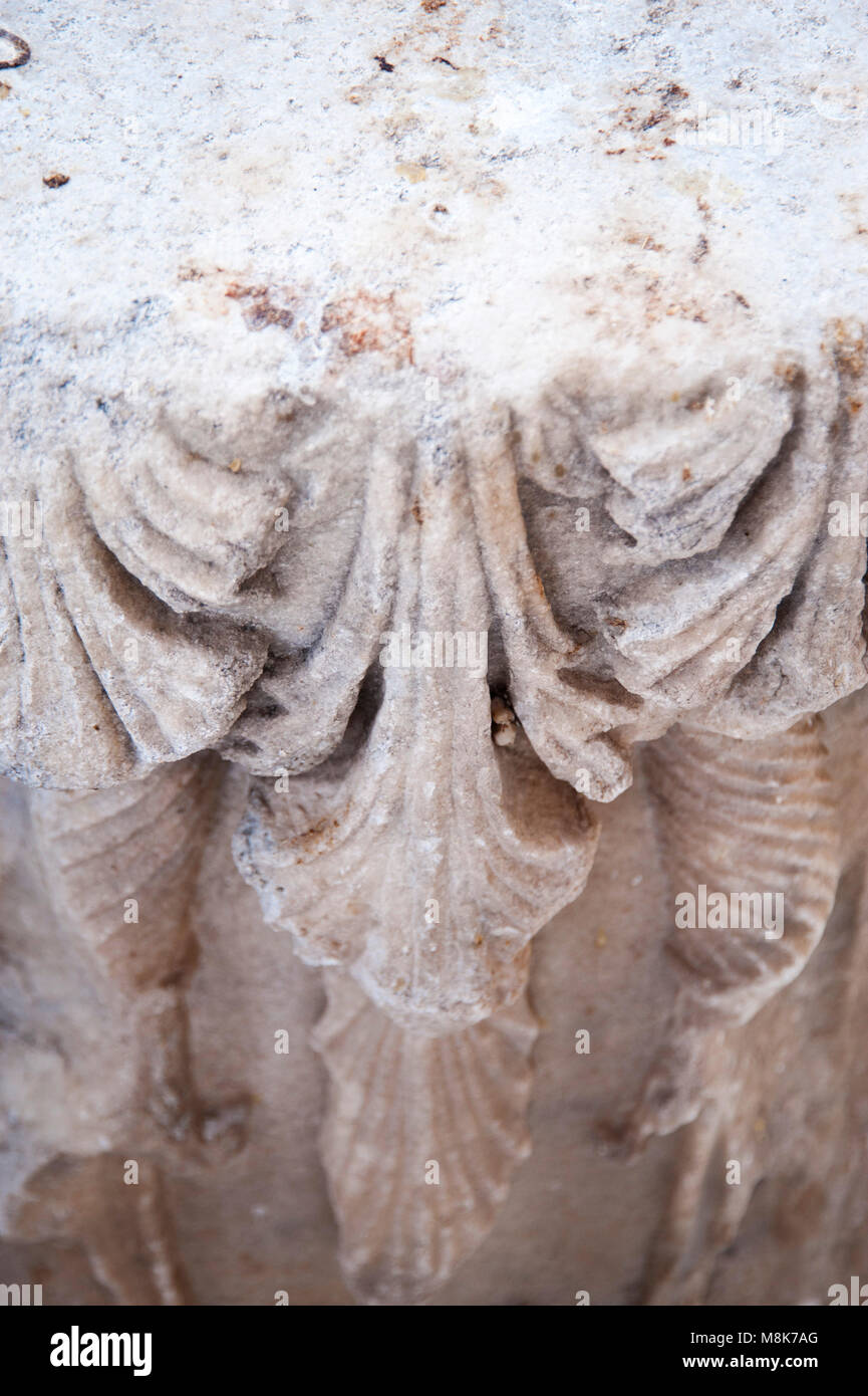 Ancient column detail Stock Photo - Alamy