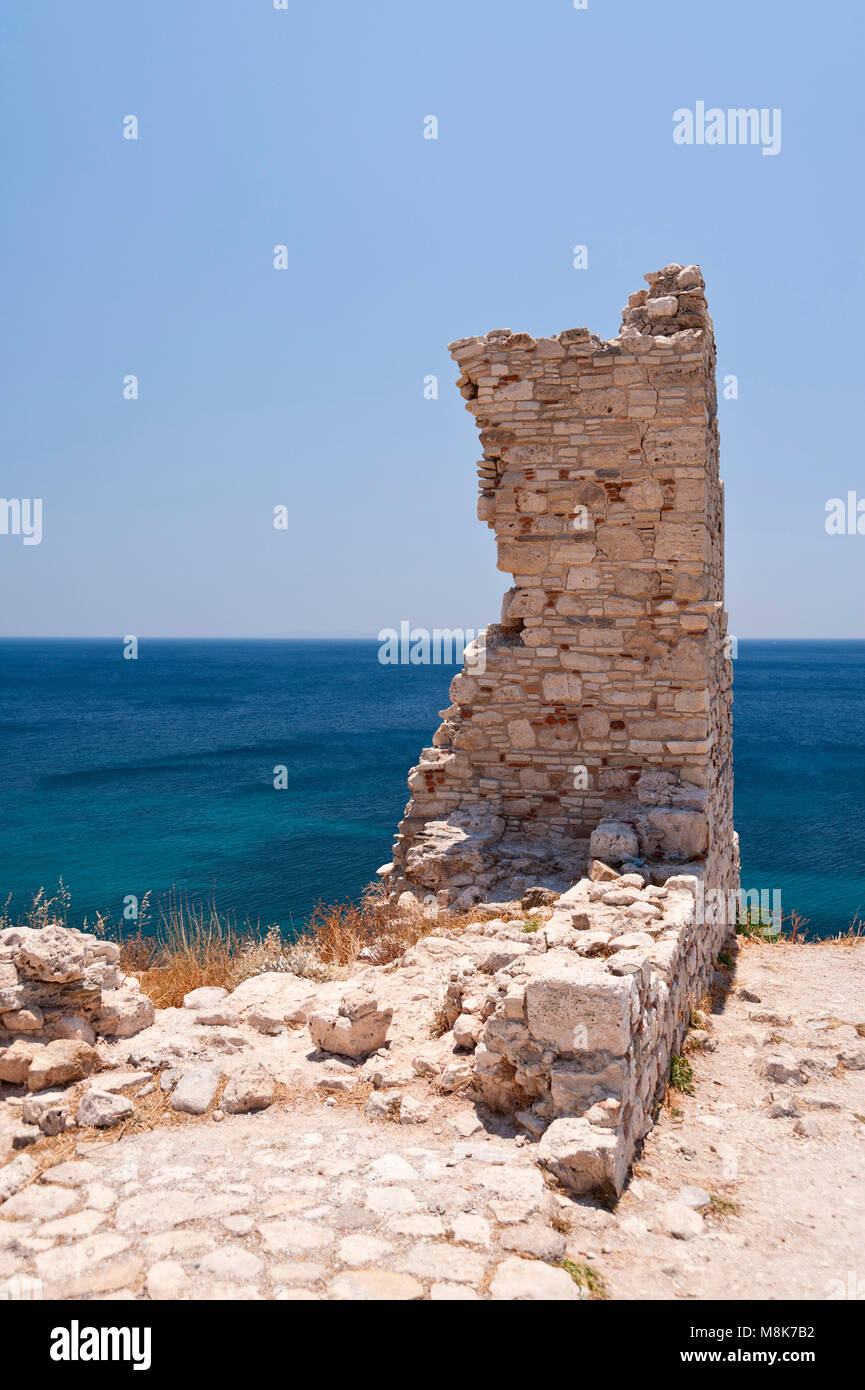 Ancient remains on Samos Stock Photo - Alamy