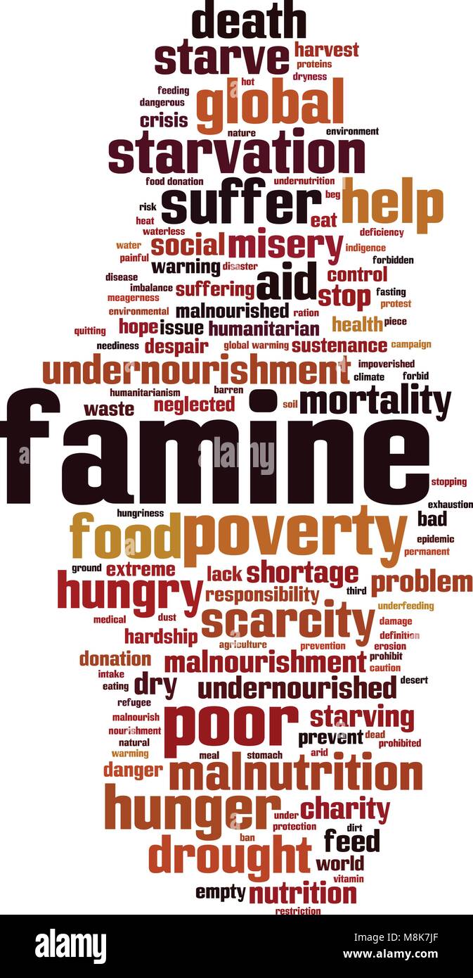 Famine and misery Stock Vector Images - Alamy
