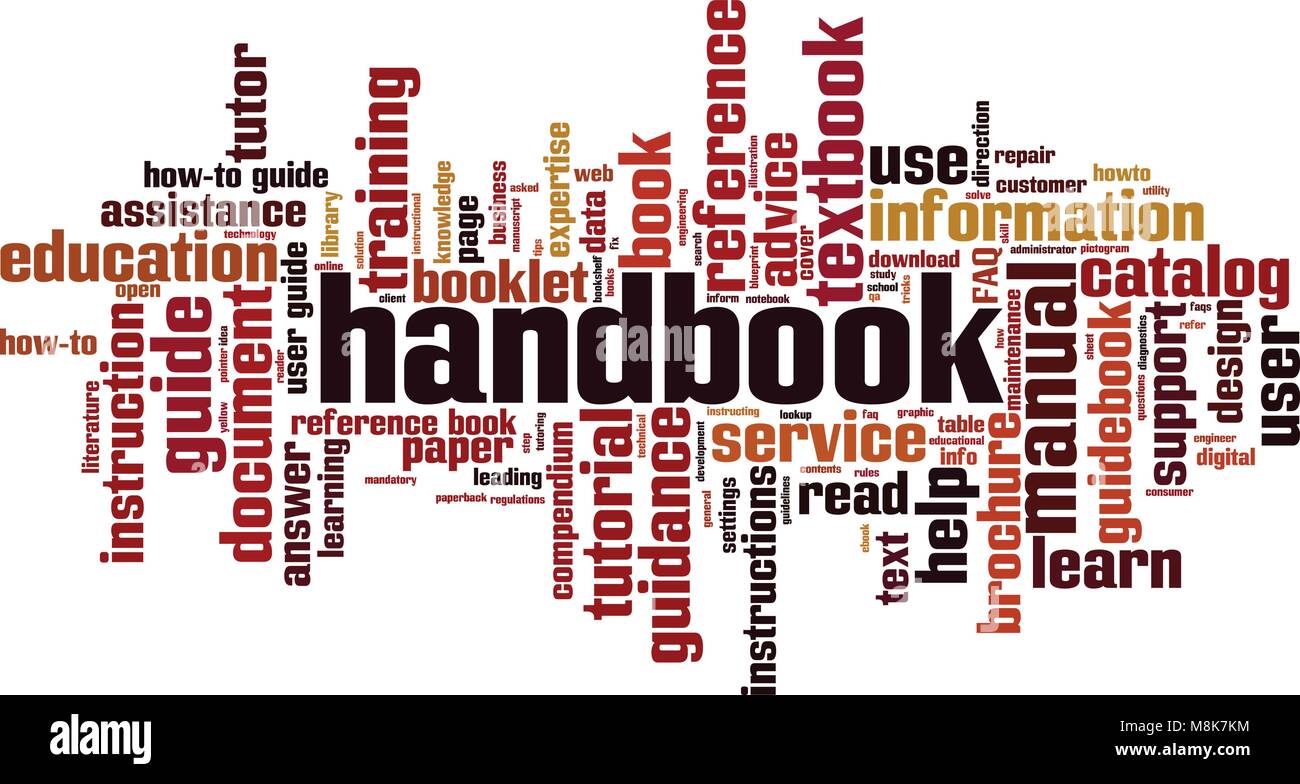 Handbook vector vectors hi-res stock photography and images - Alamy