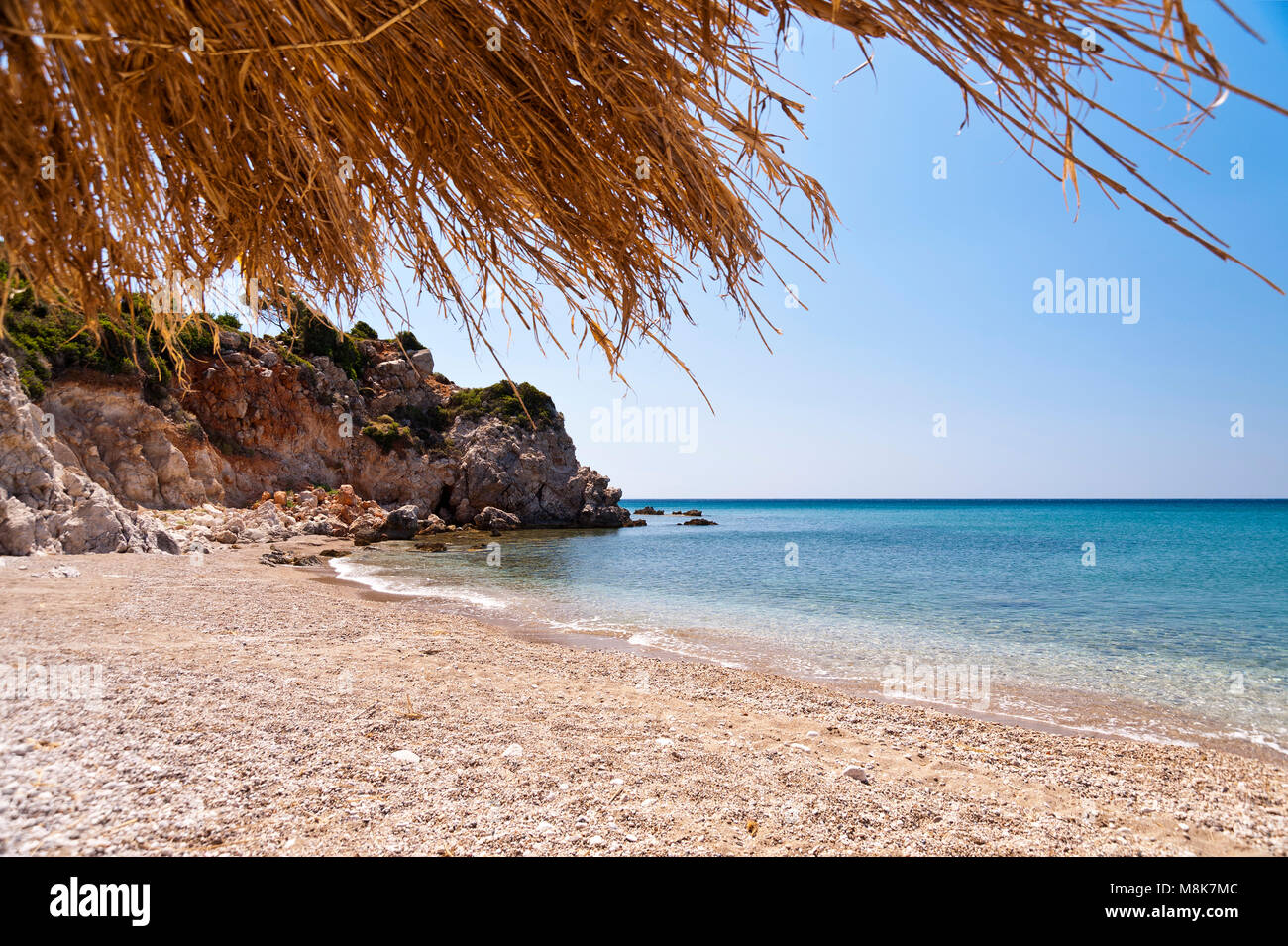 Beach on Samos Stock Photo - Alamy