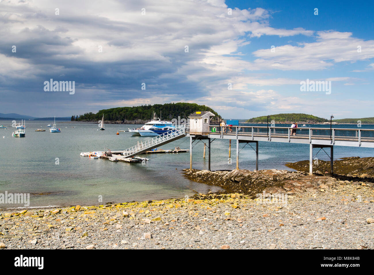 Bar Harbor in the Acadia National Park Stock Photo - Alamy