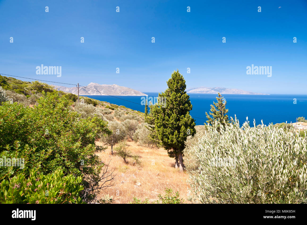 Aegean in Samos Stock Photo - Alamy