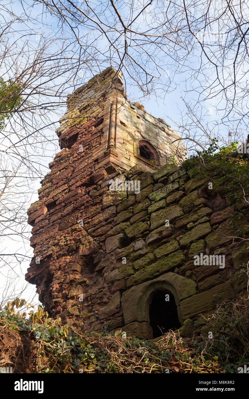 The remains of Yester Castle near Haddington East Lothian Scotland ...