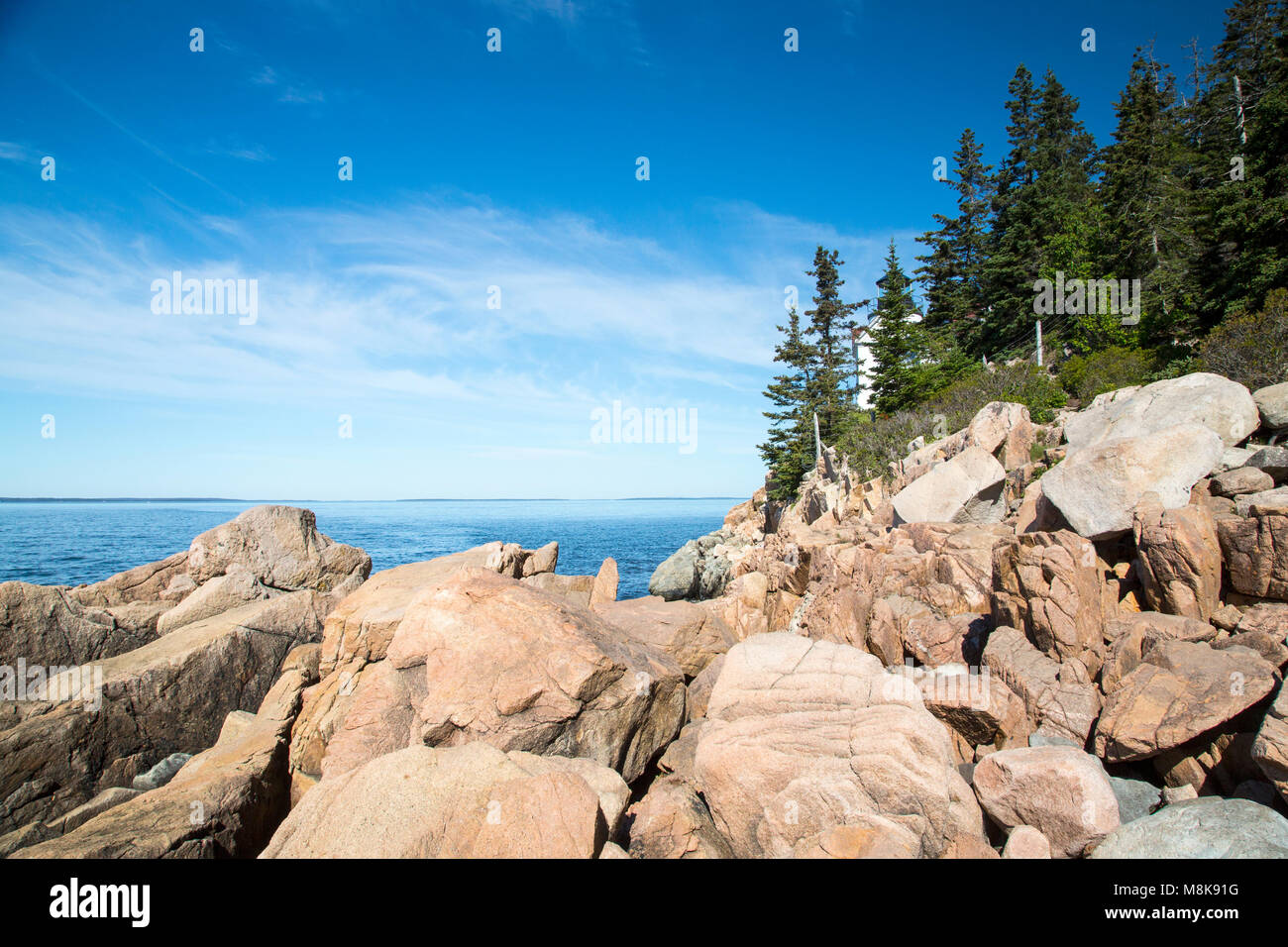 Bar Harbor in the Acadia National Park Stock Photo - Alamy