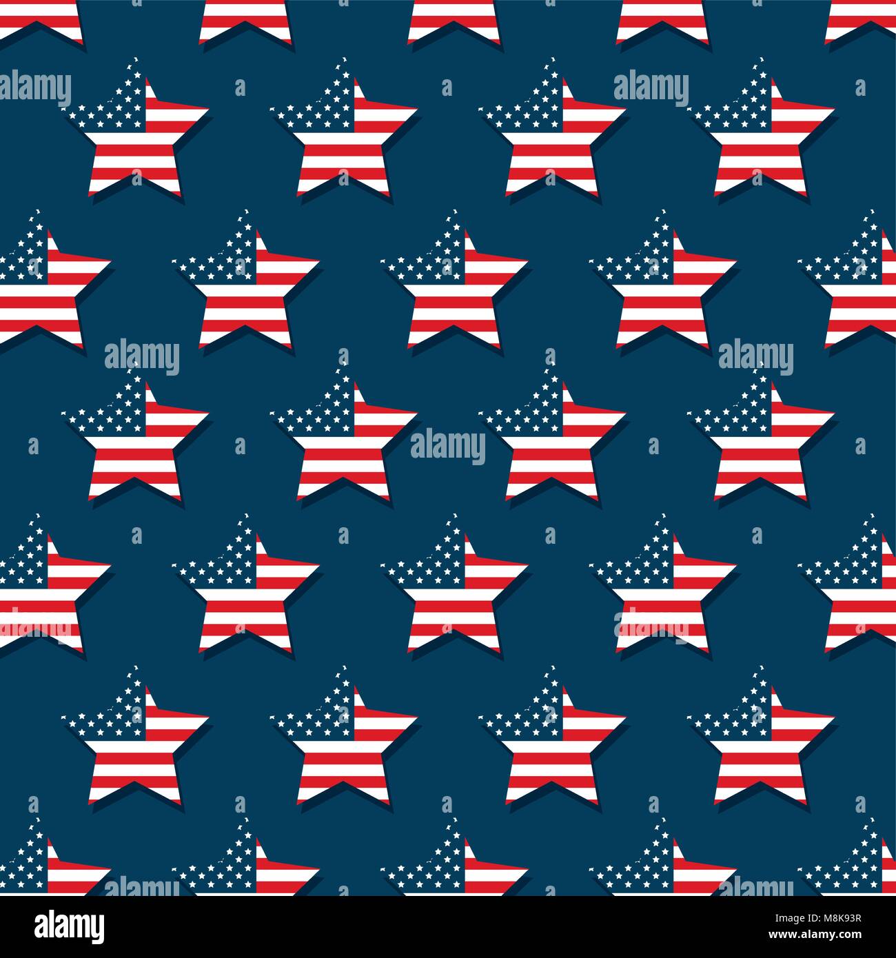 usa flag pattern background vector illustration design Stock Vector Image & Art - Alamy