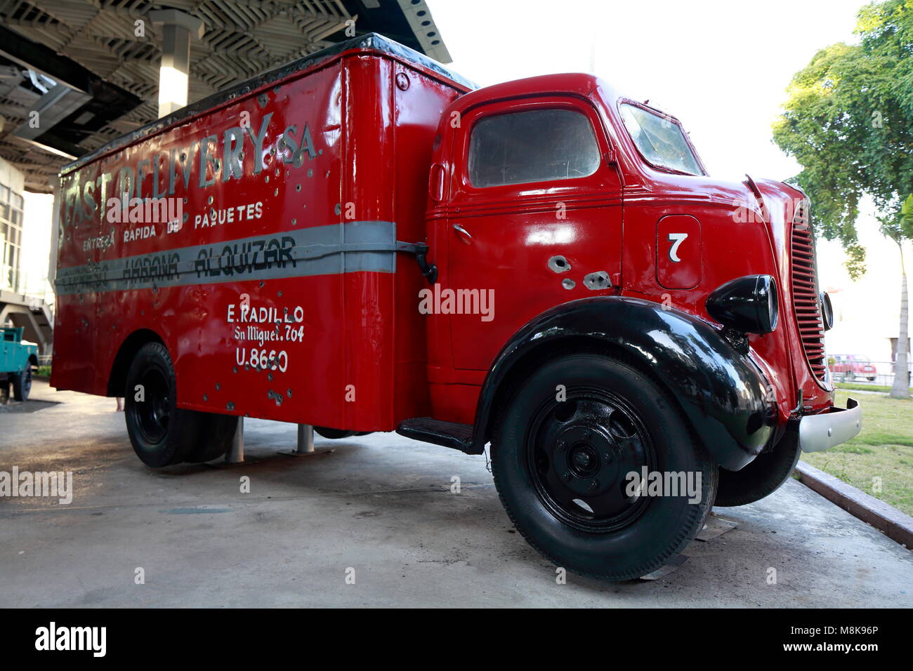 Lorry used in the Revolution, Havana Cuba Stock Photo - Alamy