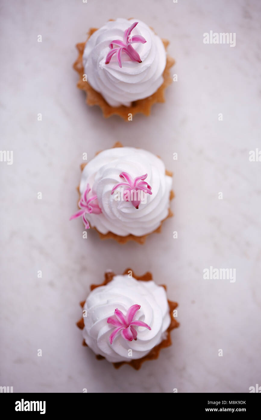 three cakes top view Stock Photo - Alamy