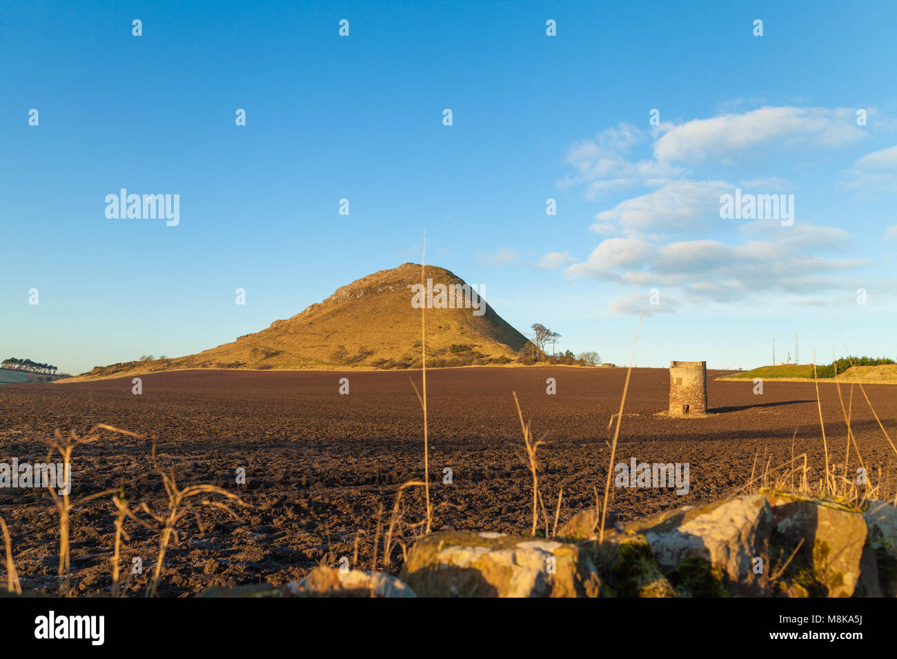 North Berwick Law at sunrise East Lothian Scotland Stock Photo - Alamy